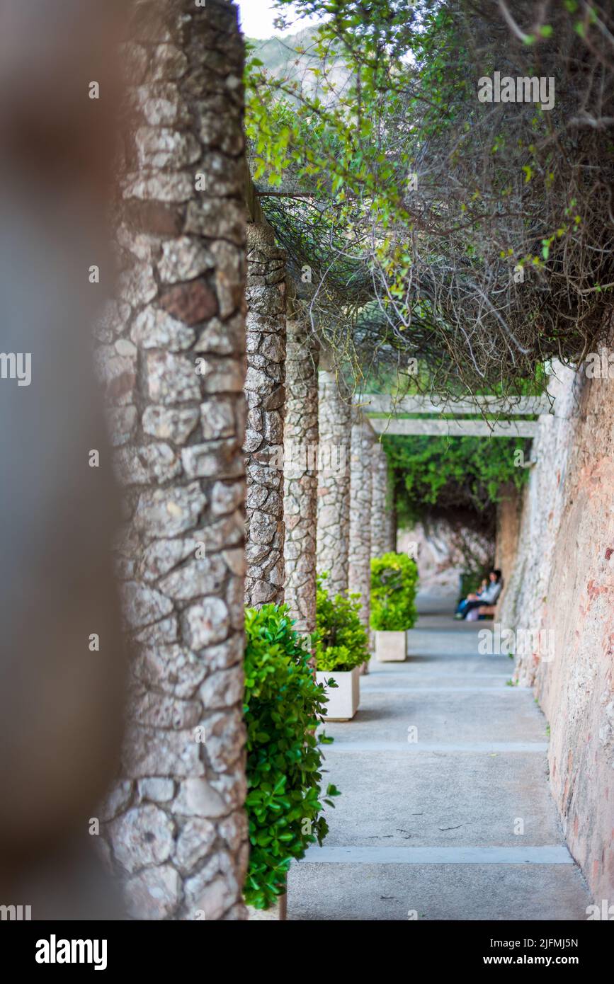 Shot corridor brick wall hi-res stock photography and images - Alamy