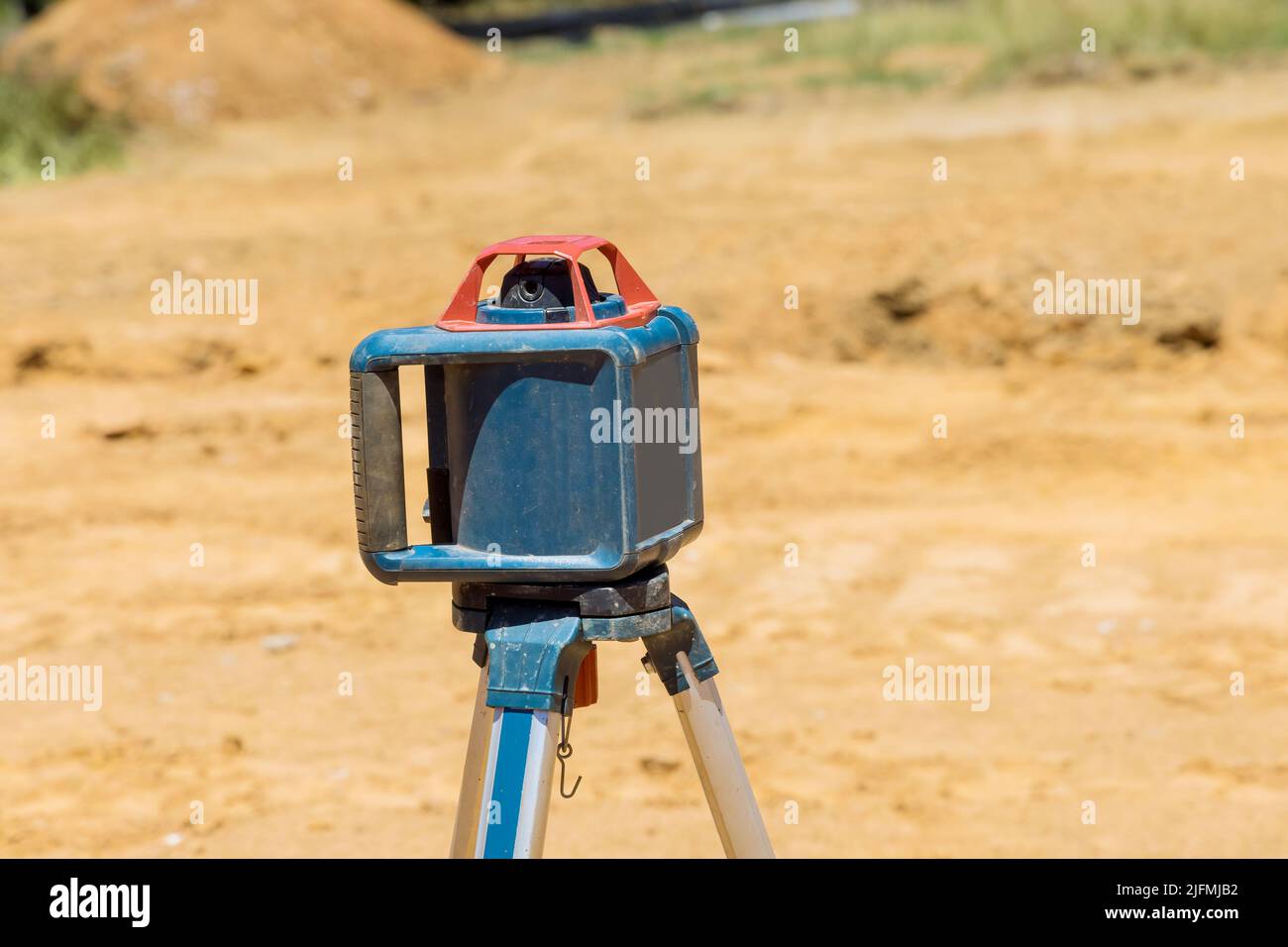 Laser line surveying rod hi-res stock photography and images - Alamy