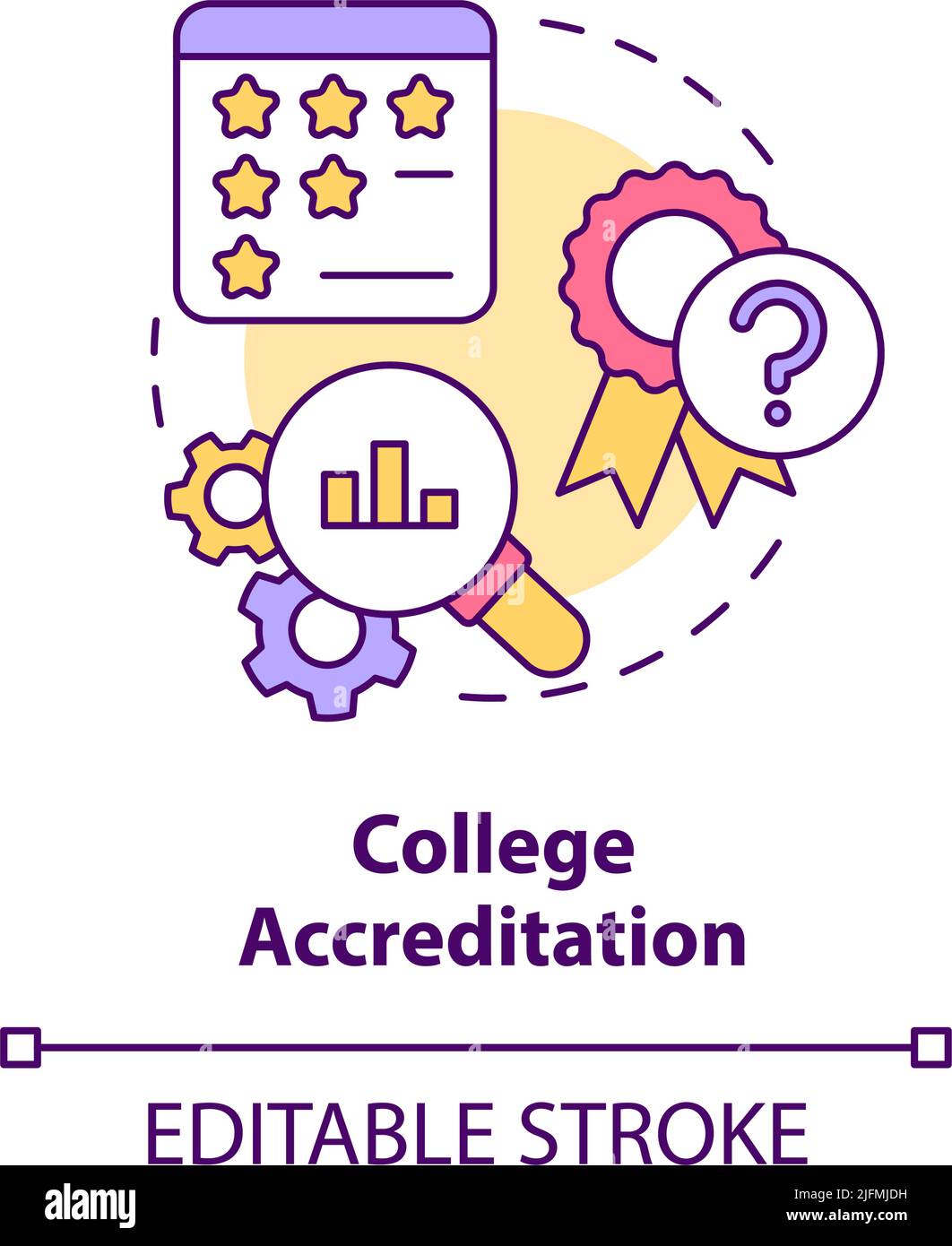 Accreditation Stock Vector Images - Alamy