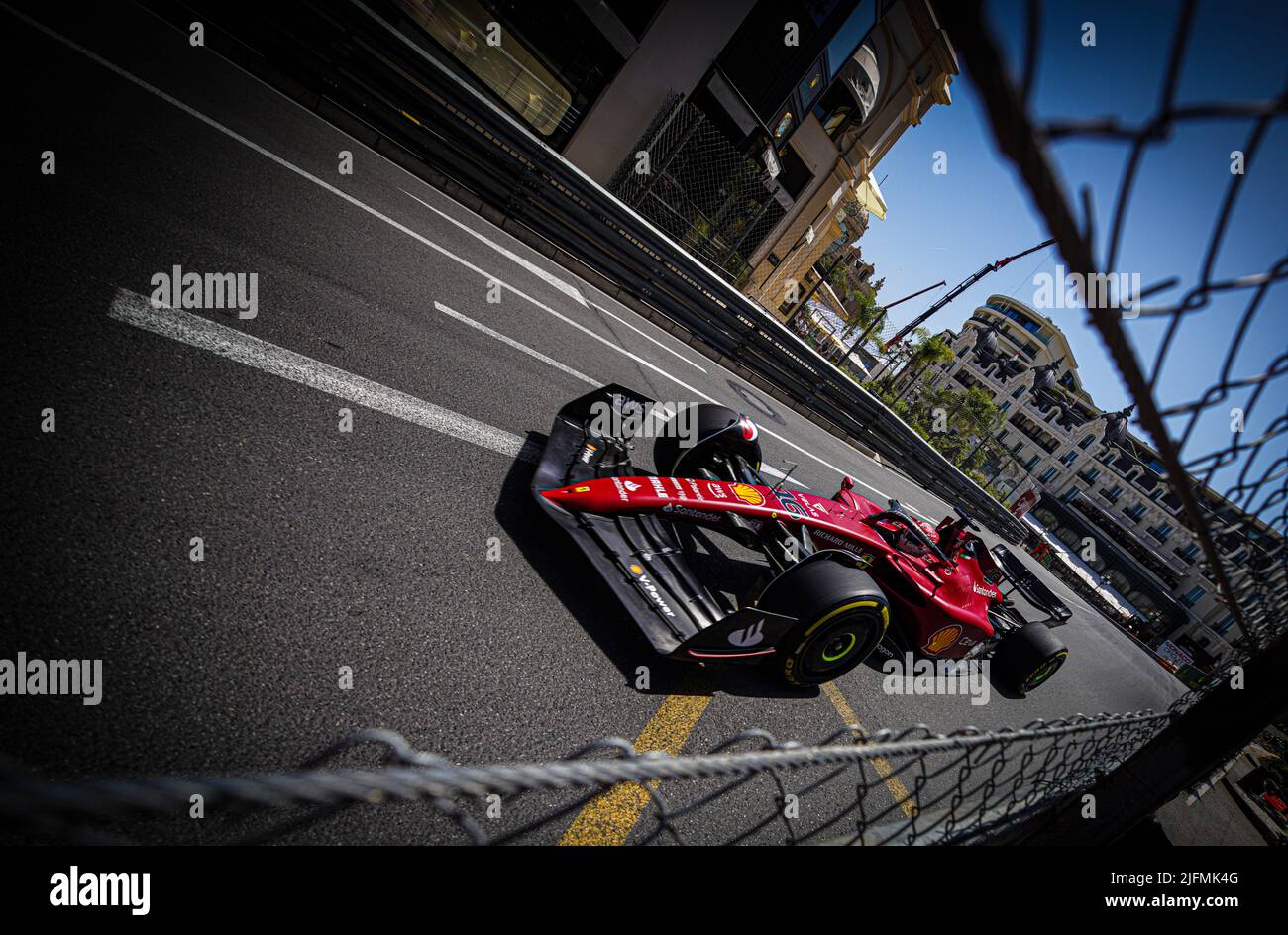 Charles Leclerc (MON) on Ferrari SF75 during F1 Monaco Grand Prix 2022 ...