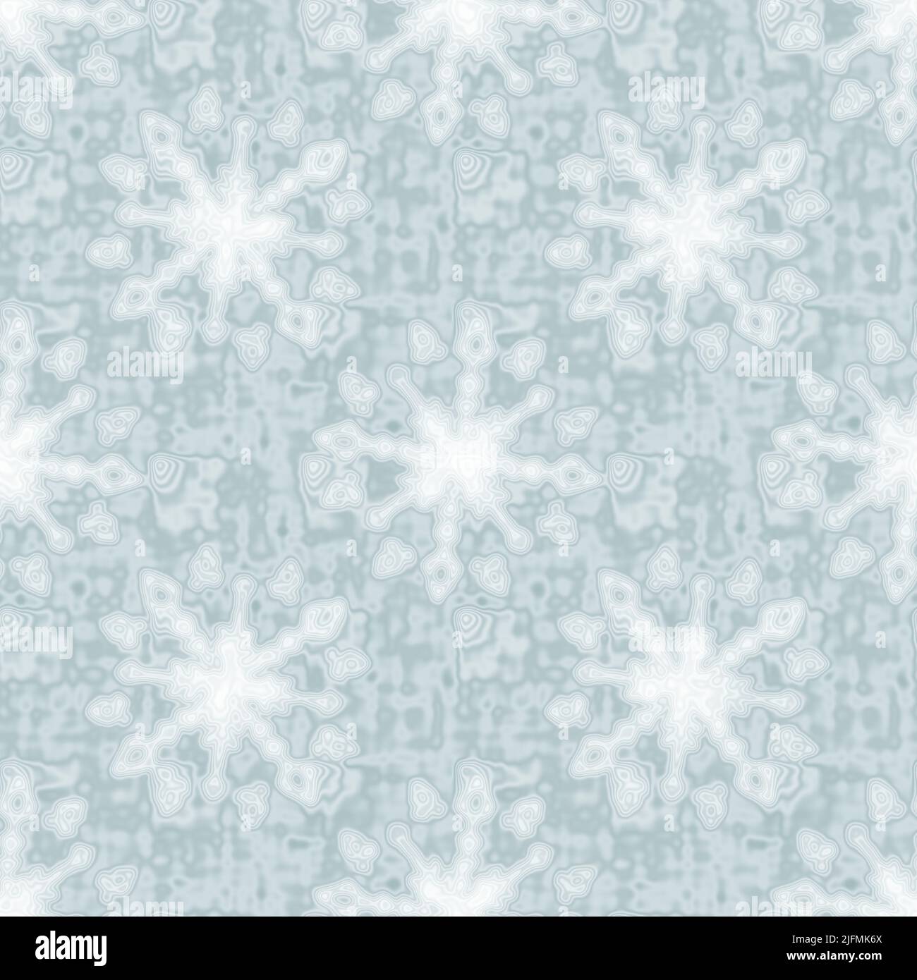 Soft ice blue snow flake pattern background. Simple minimal frosty blur ...