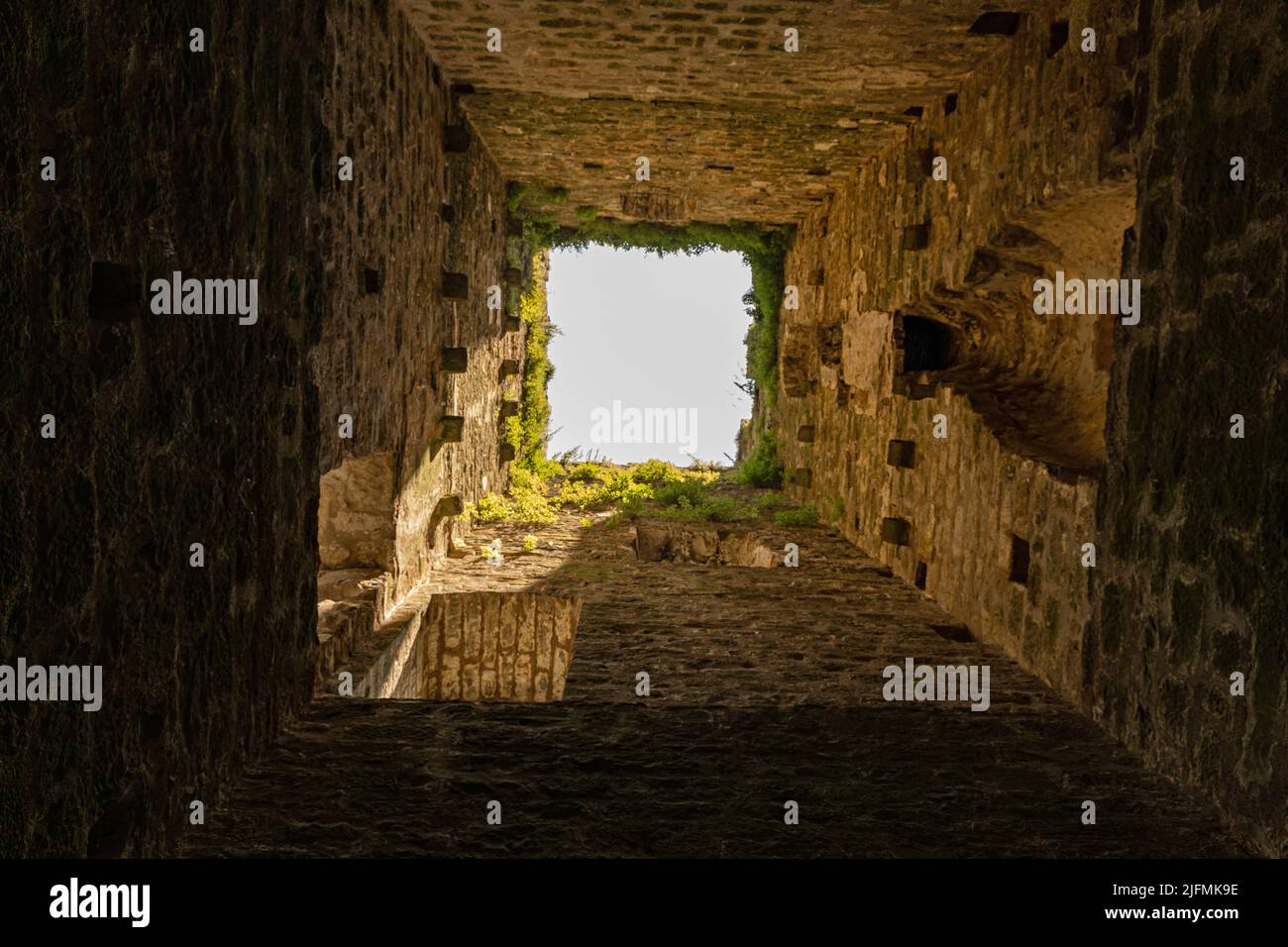 old castle ruins in Momjan in Croatia Stock Photo - Alamy