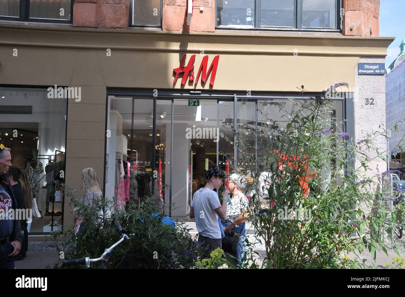 Copenhagen/Denmark./04 July 2022/Swedish retail store on stroeget ...
