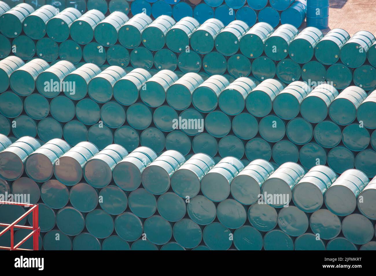 Chemical waste drums green hi-res stock photography and images - Alamy