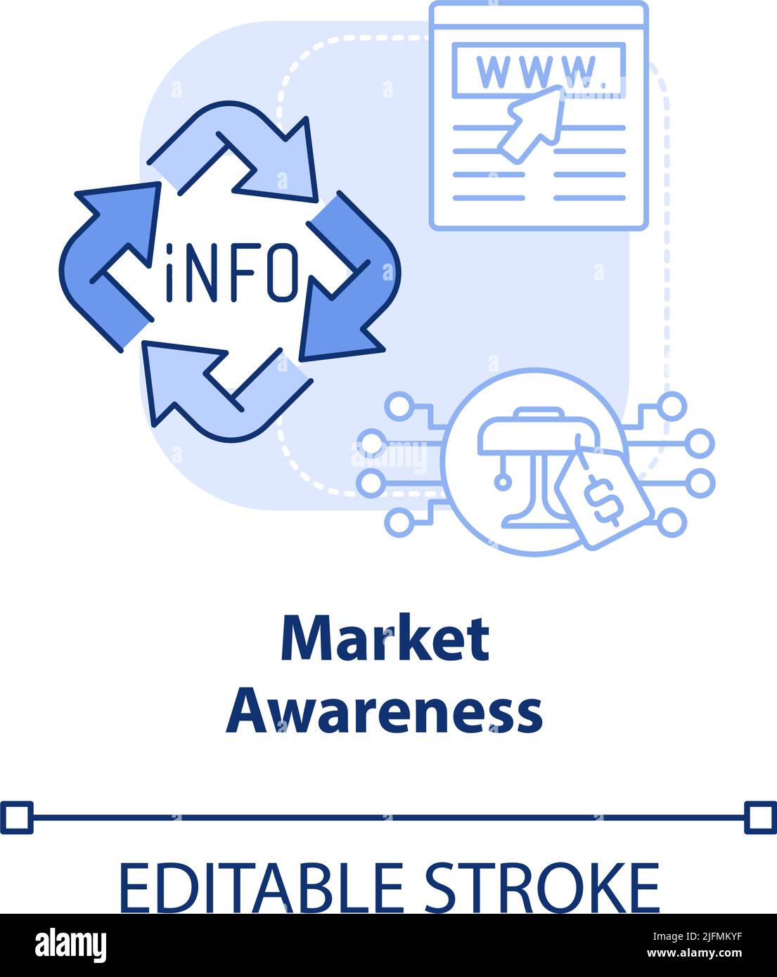 Market awareness Stock Vector Images - Alamy