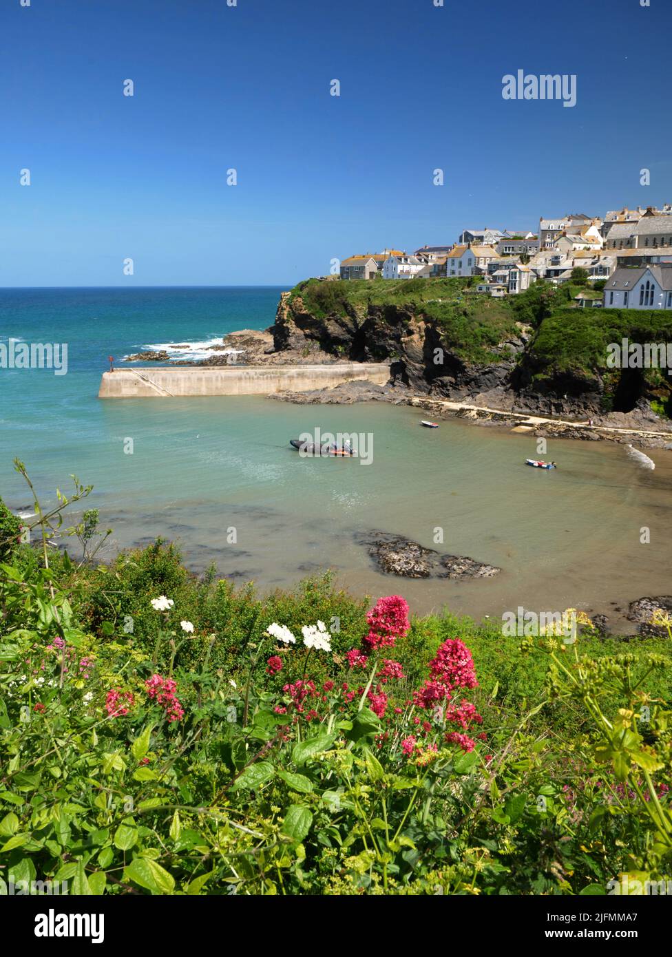 The harbour, Port Isaac, Cornwall Stock Photo - Alamy