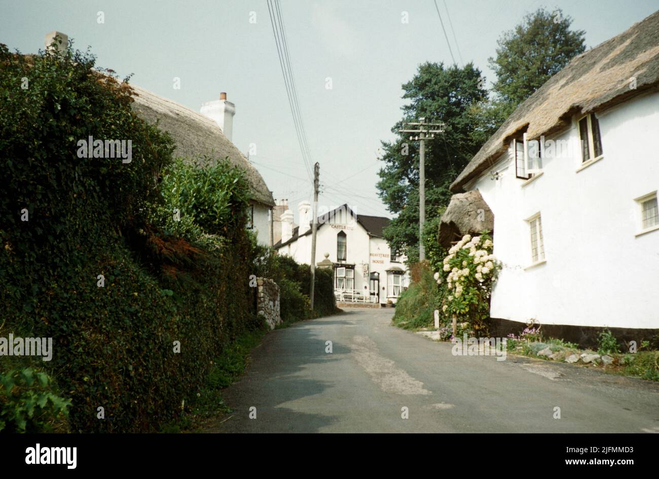Castle Inn pub, Heavitree House brewery, Holcombe village, England, UK ...
