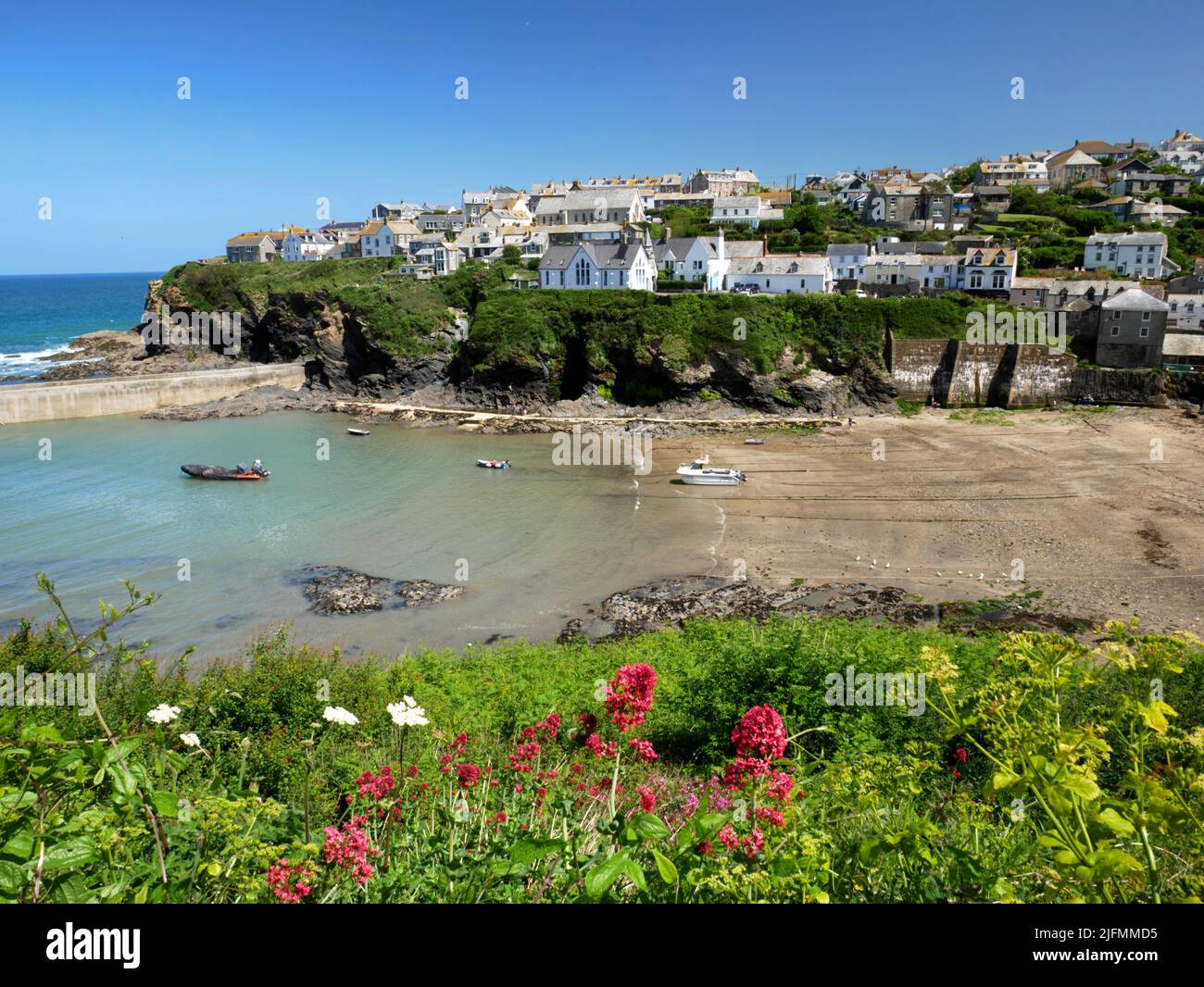 The harbour, Port Isaac, Cornwall Stock Photo - Alamy