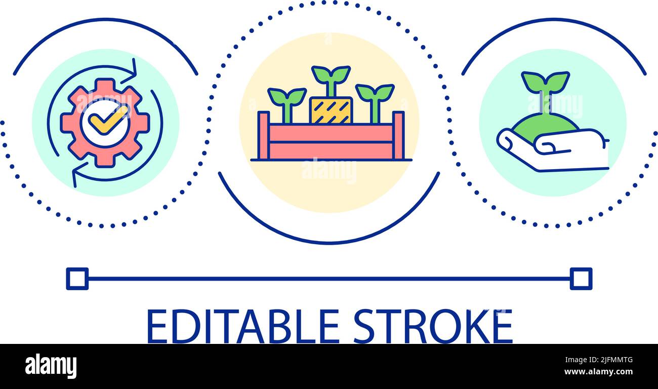 Seedling plot Stock Vector Images - Alamy