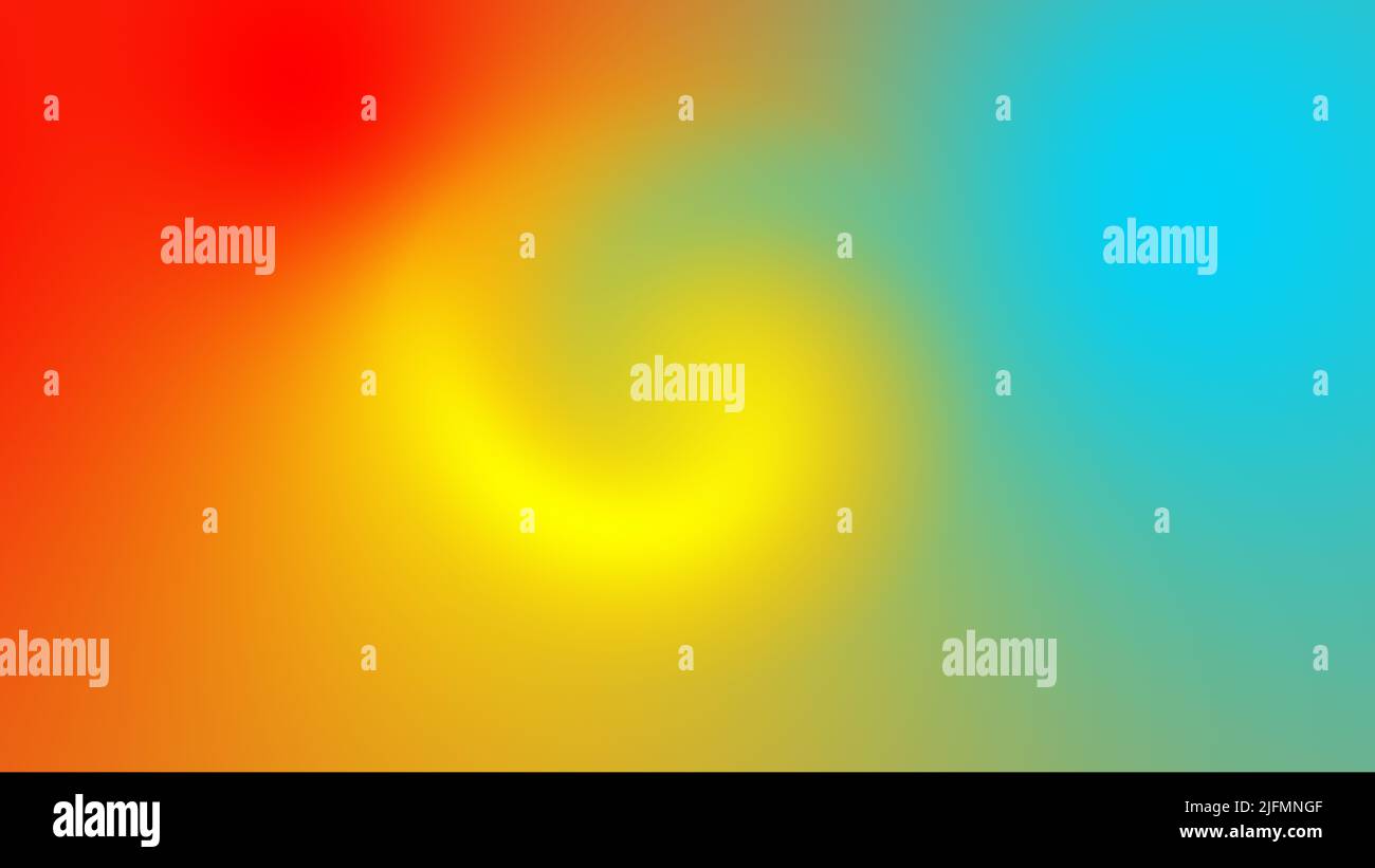 Summer Sun and Sky Colors. Summer concept illustration, swirl of colors ...