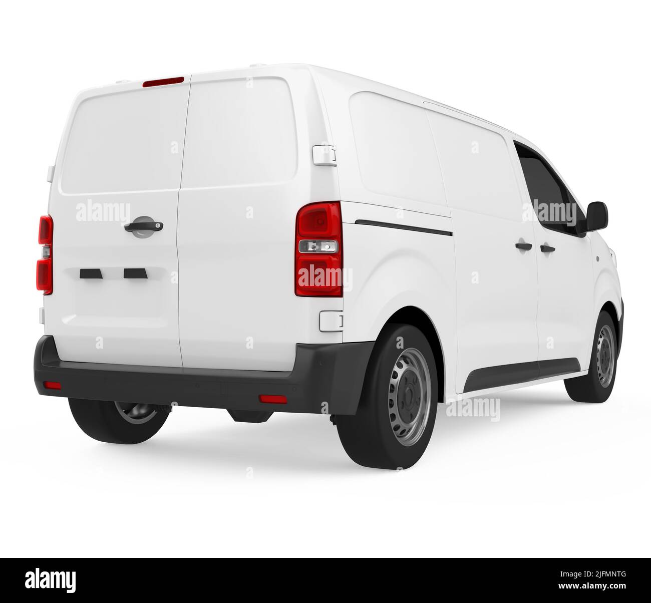 Delivery Van Isolated Stock Photo - Alamy