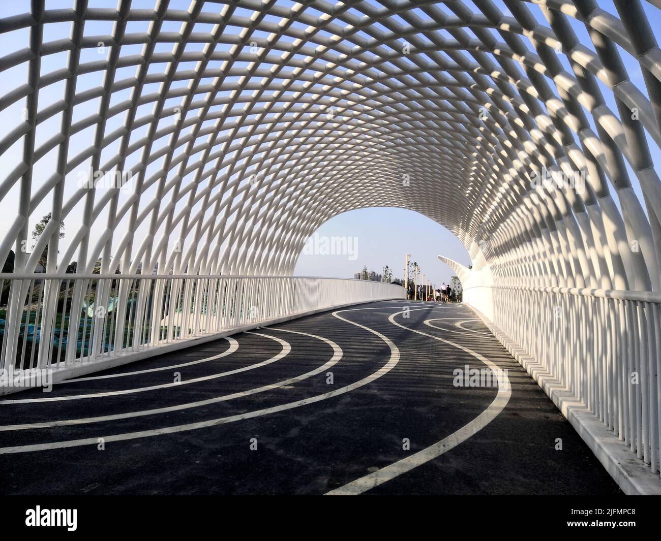 CHENGDU, CHINA - MAY 28, 2022 - A view of the Greenway around Chengdu ...