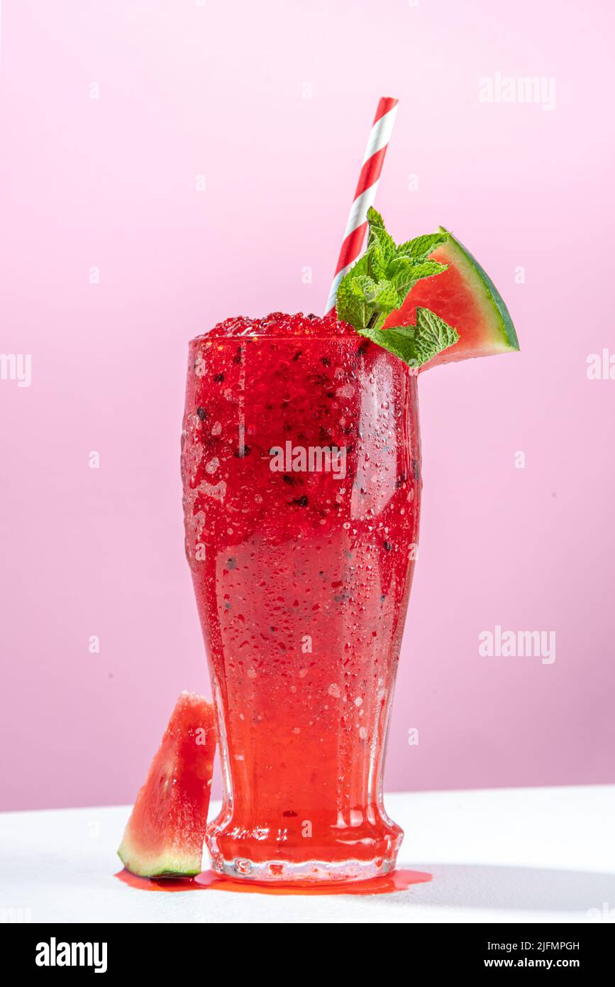 Watermelon slushie hi-res stock photography and images - Alamy