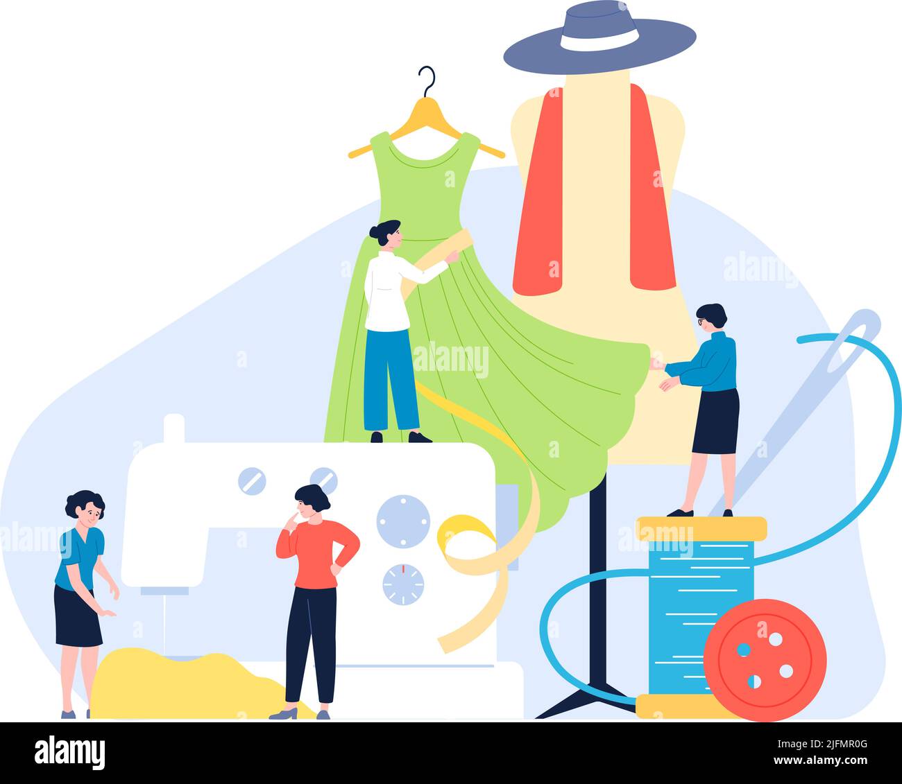 Bespoke production Stock Vector Images - Alamy