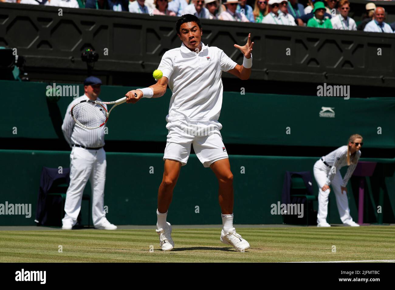 London, UK. 4th July 2022, All England Lawn Tennis and Croquet Club ...