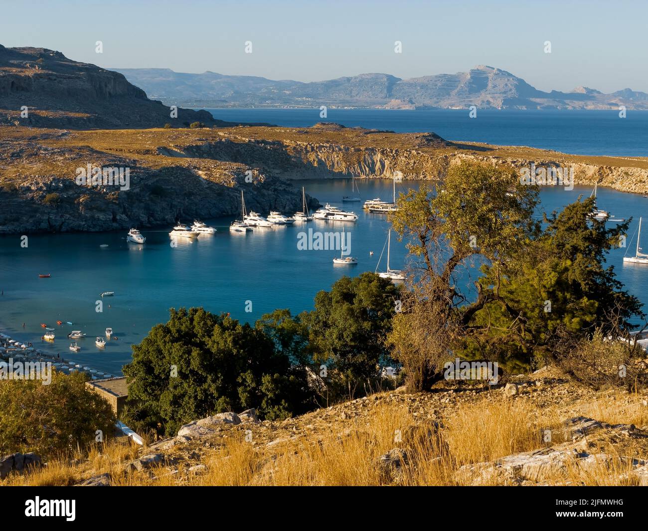 Rhodes landscape hi-res stock photography and images - Alamy
