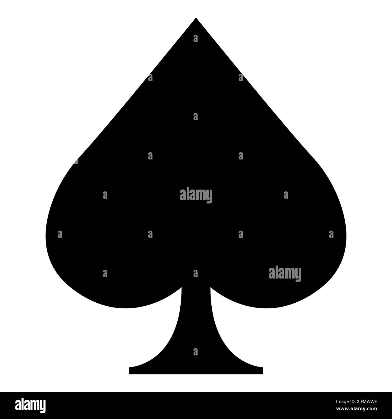 Spade vector icon. Vector illustration isolated on white background ...