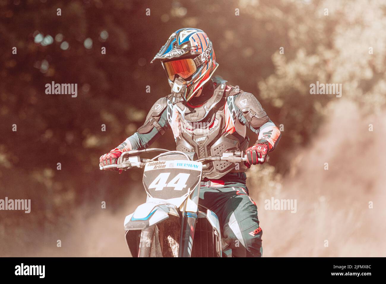 Mud face biker hi-res stock photography and images - Alamy