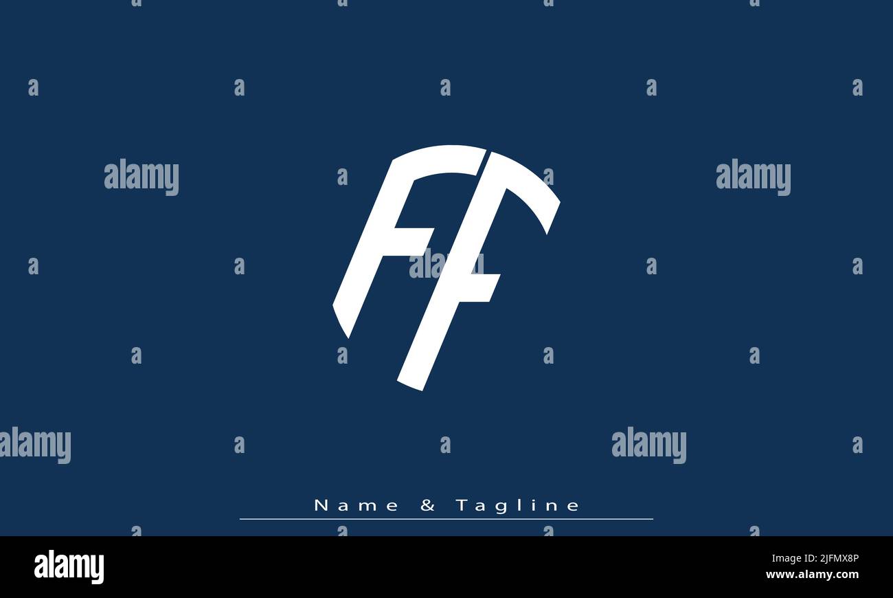 Alphabet letters Initials Monogram logo FF Stock Vector Image & Art - Alamy