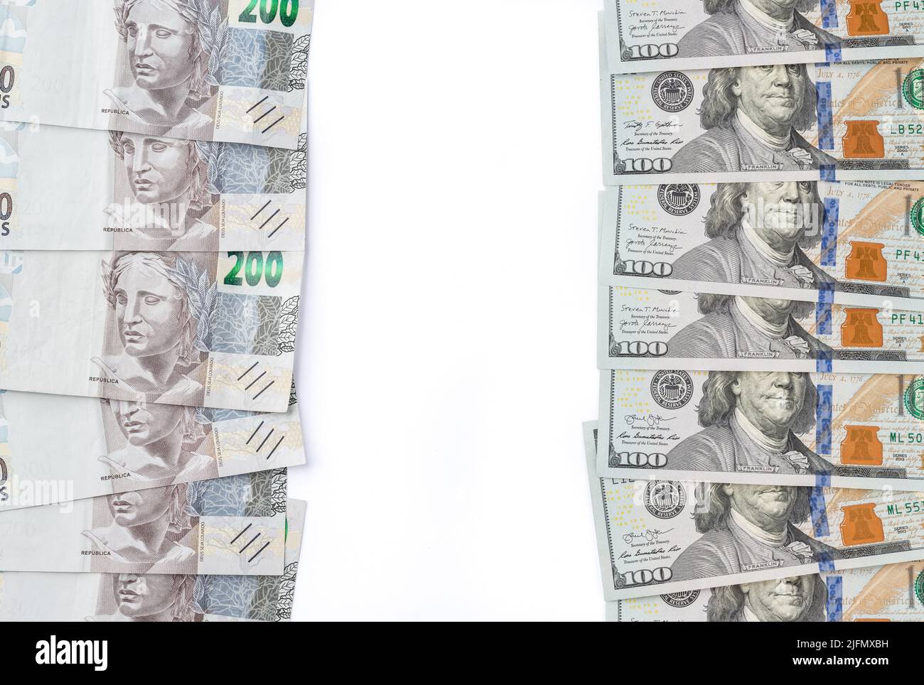 Brazilian money space text hi-res stock photography and images - Alamy