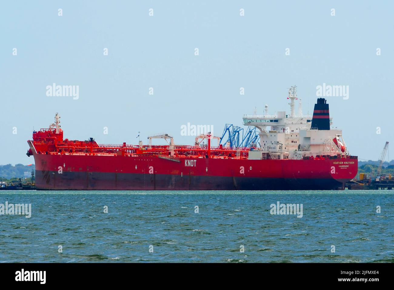 Fawley, Hampshire, UK. 4th July 2022. General view of the tanker ...