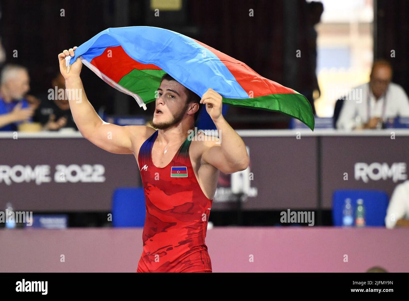 Dzhabrail GADZHIEV (AZE) vs Gheorghi CARA (MDA)during the Final of ...