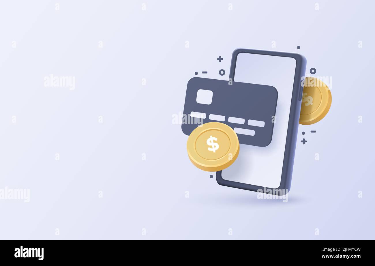 Mobile Pay service, financial payment Smartphone mobile screen ...