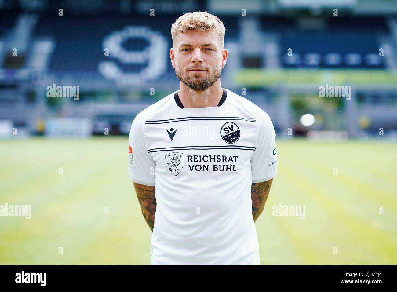 Sandhausen, Germany. 04th July, 2022. SV Sandhausen photo session, team ...