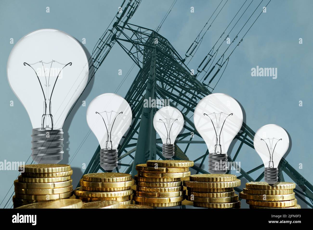 Energy and Economy conceptual illustration Stock Photo - Alamy