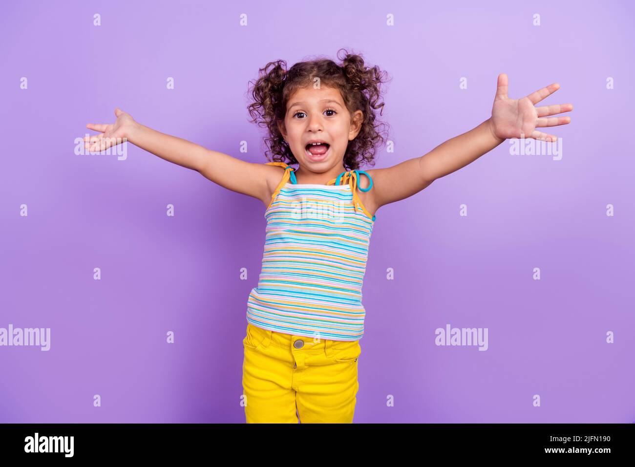 Indian kid isolated surprised hi-res stock photography and images - Alamy