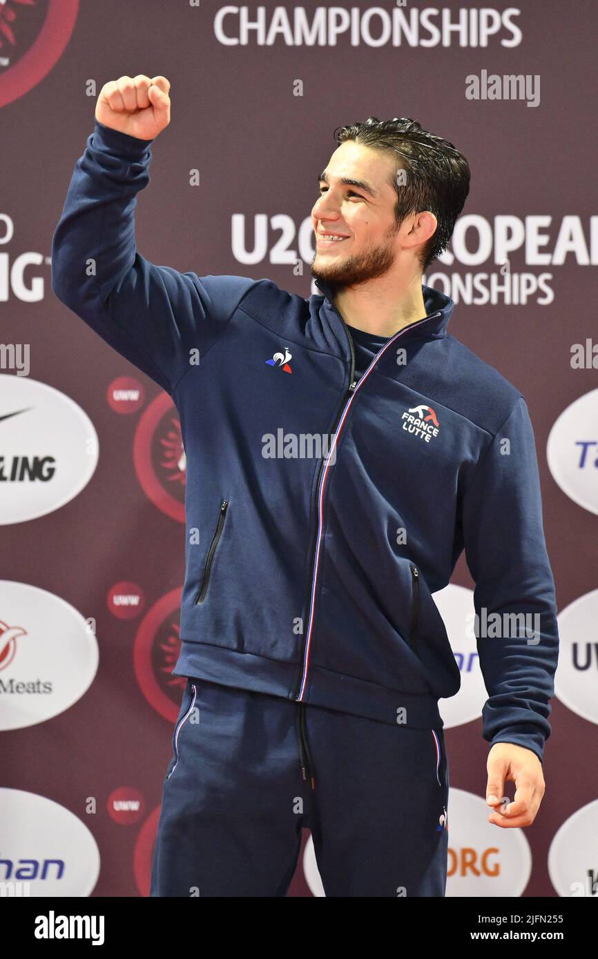 Rakhim MAGAMADOV (FRA) vs Daviti KOGUASHVILI (GEO) during the Final of ...
