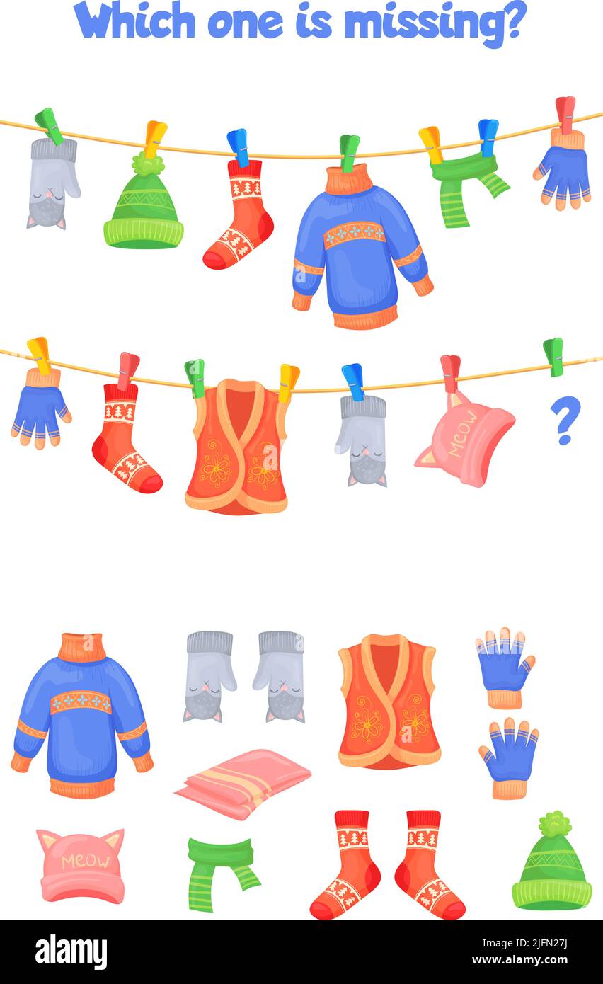 Clothes Matching Interactive Worksheet Match The Clothes Worksheet