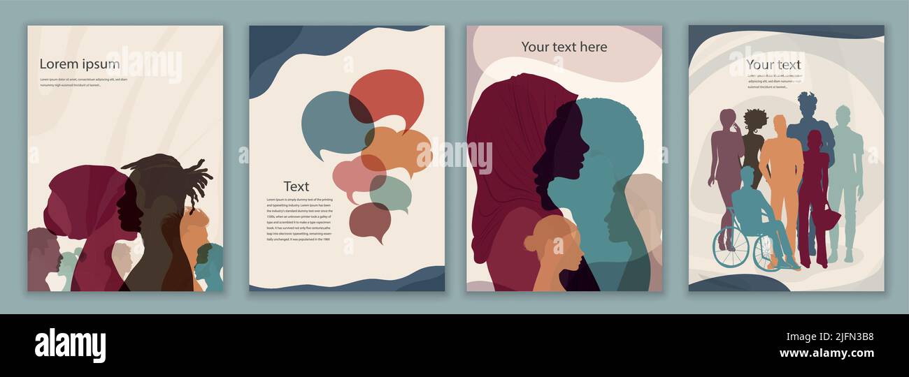 Multicultural racism multiracial Stock Vector Images - Alamy