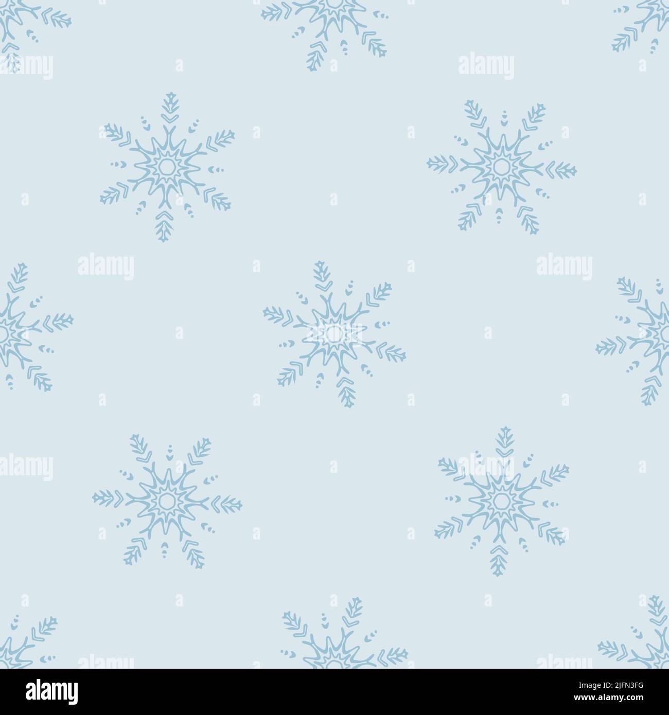 Christmas frozen snowflake seamless vector pattern. Masculine winter ...