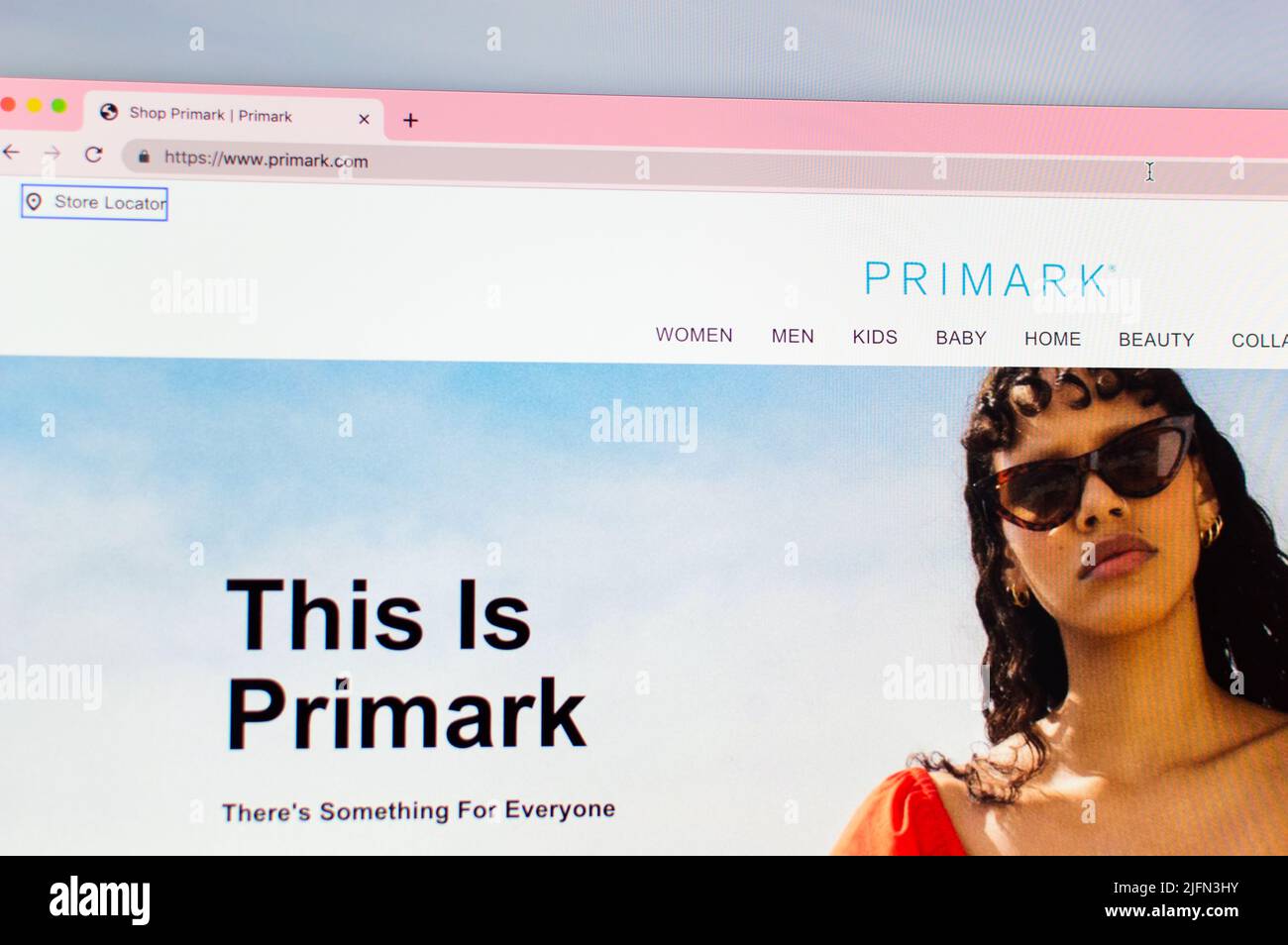 Primark homepage hi-res stock photography and images - Alamy