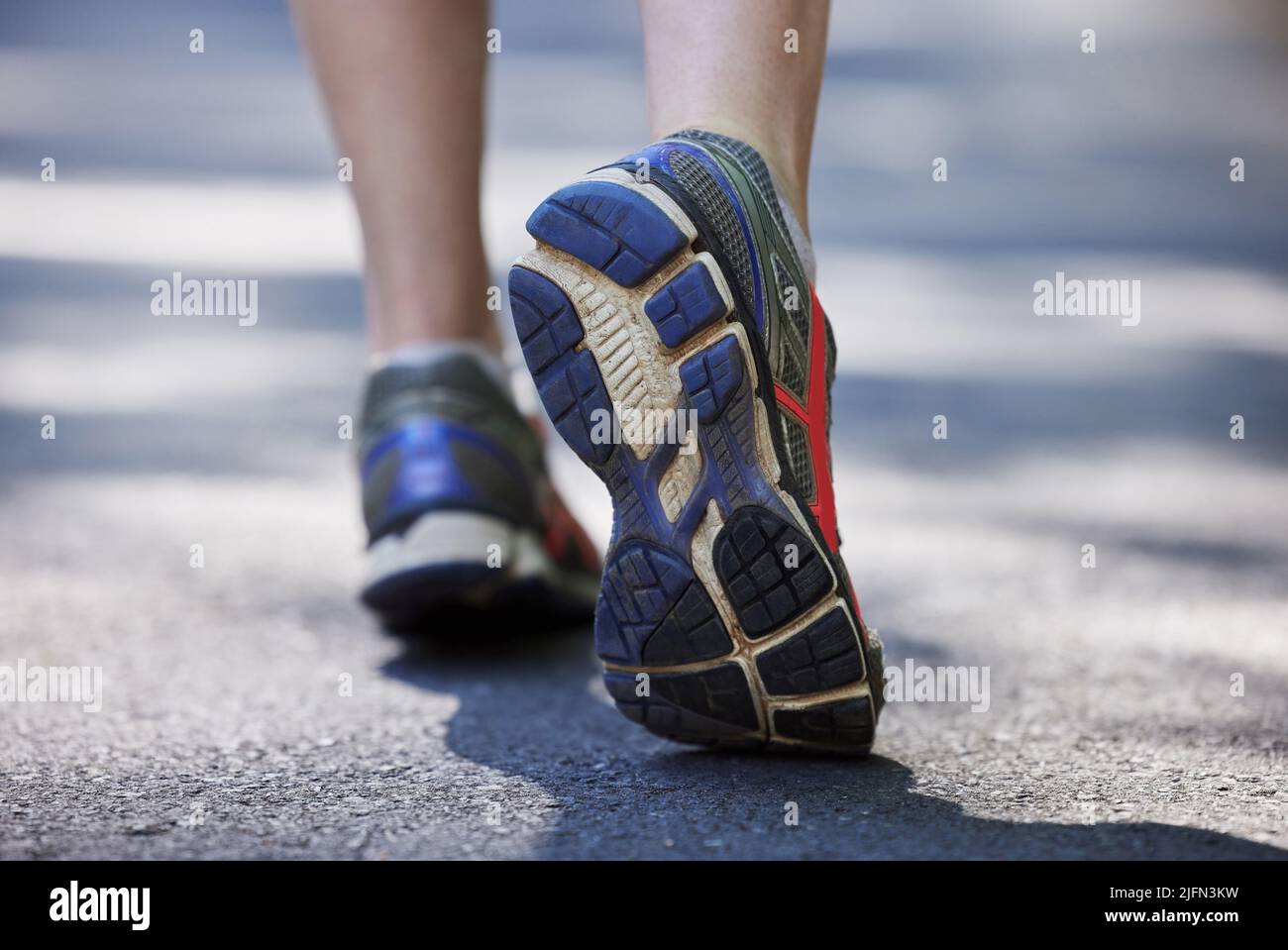Always put your best foot forward. Closeup shot of an unrecognisable ...