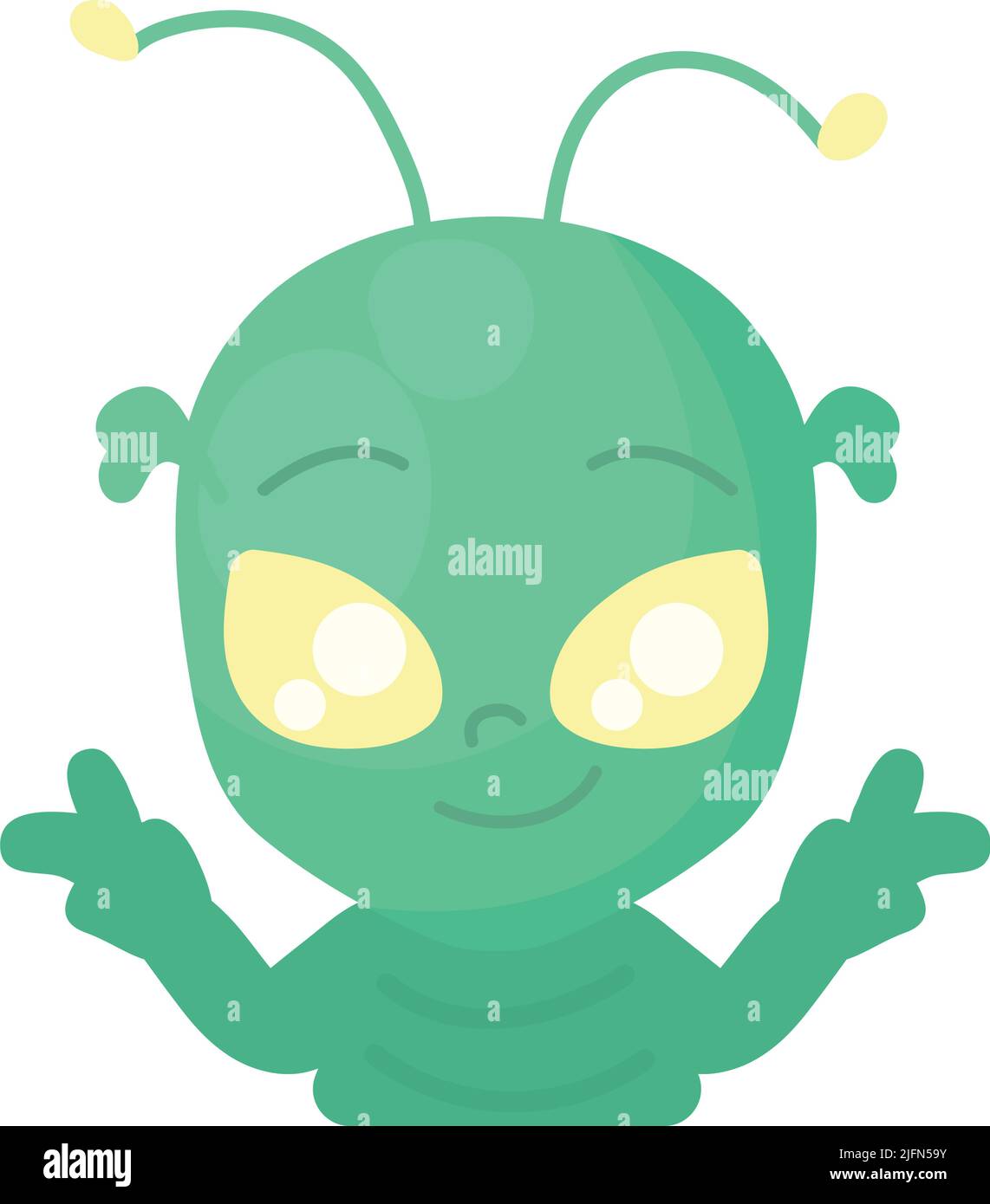 space alien cartoon Stock Vector Image & Art - Alamy