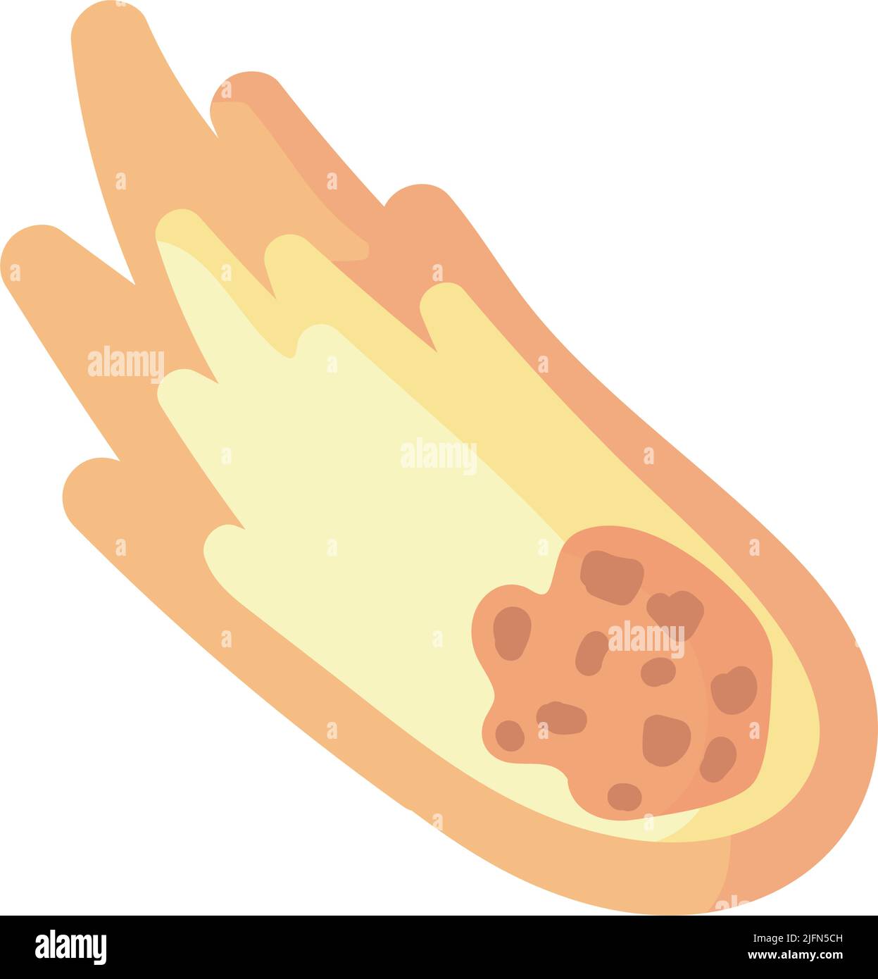 space asteroid cartoon Stock Vector Image & Art - Alamy