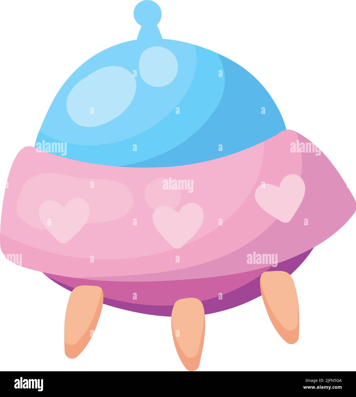 space UFO cartoon Stock Vector Image & Art - Alamy