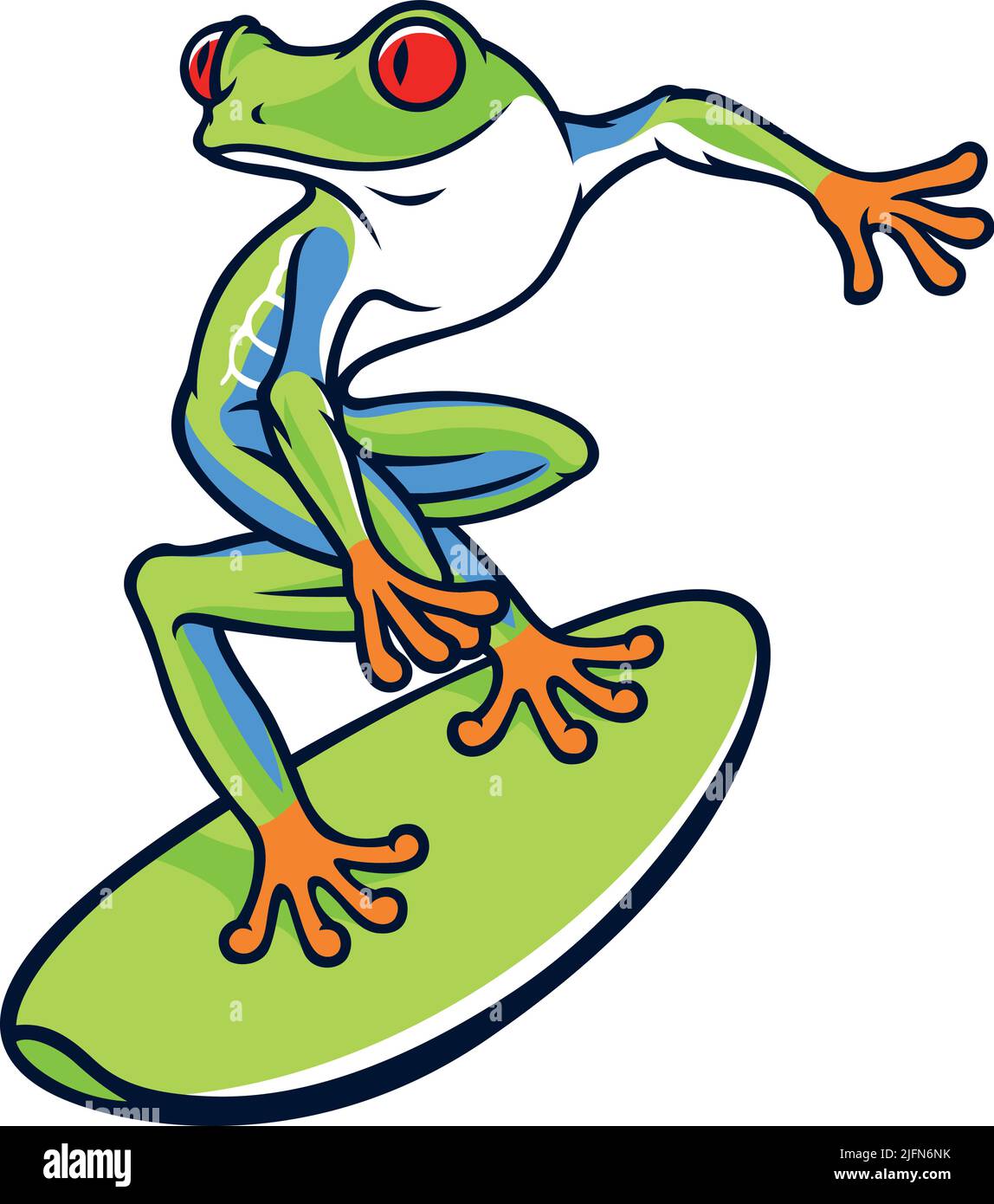 Red toad Stock Vector Images - Alamy