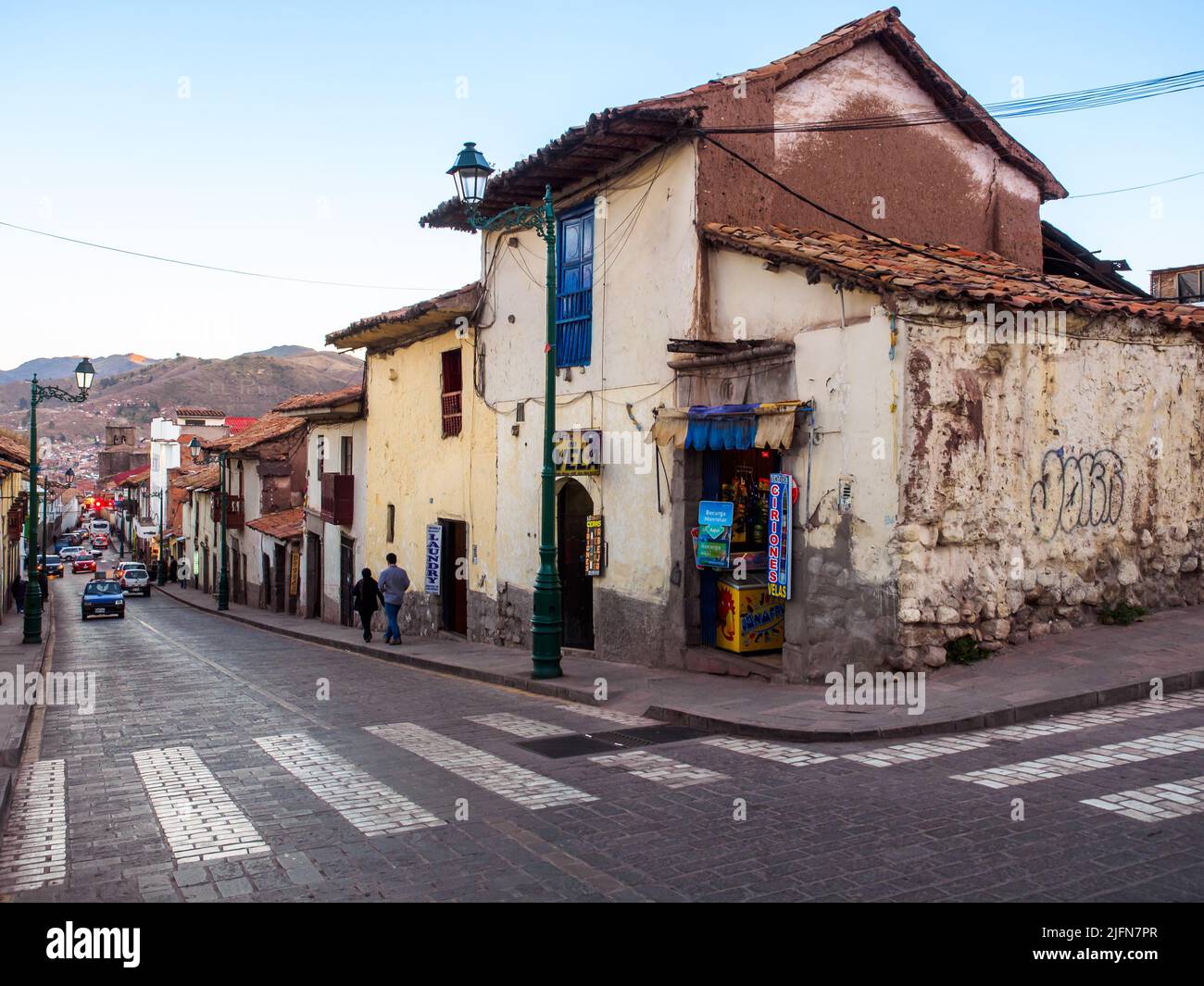 Street scene - Cusco, Peru Stock Photo - Alamy