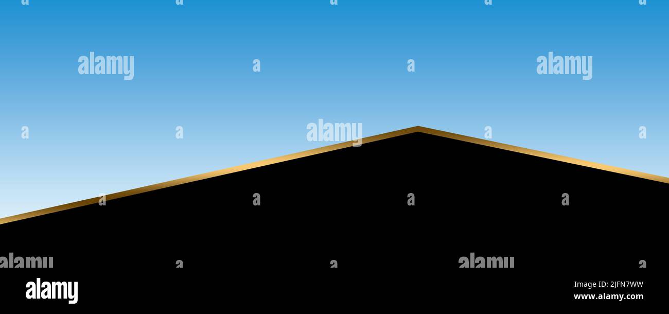 Abstract blue and black banner design. modern graphic template banner ...