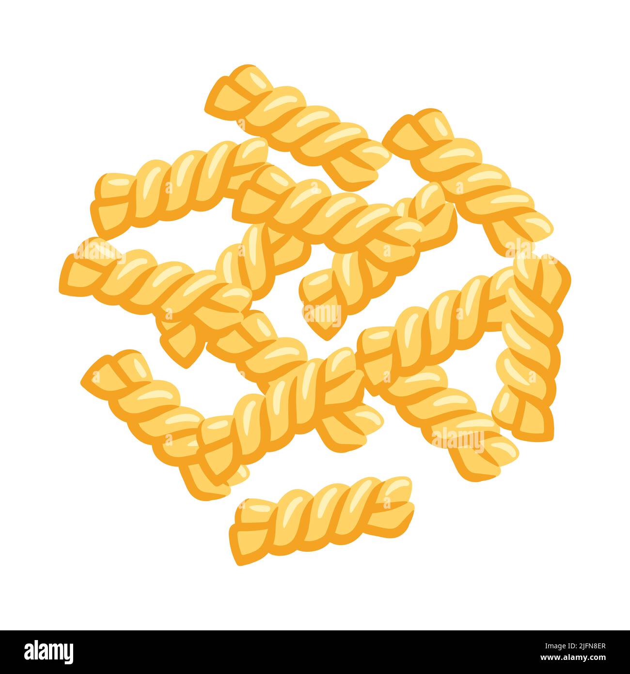 Fusilli vector vectors hi-res stock photography and images - Alamy