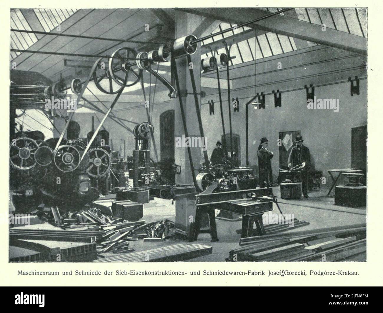 Machine room and forge of the Josef Gorecki Iron Structures and Forge ...