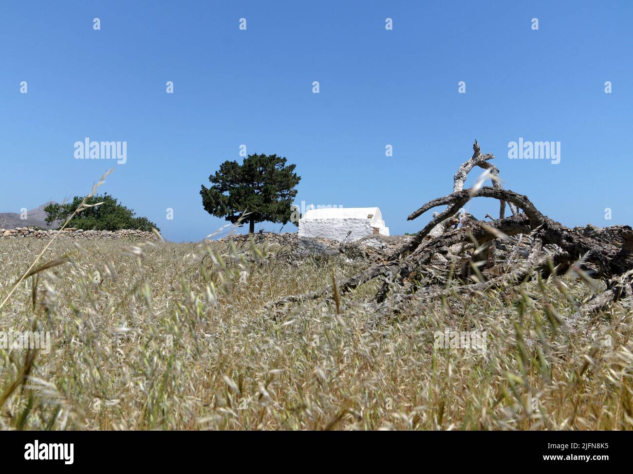 Agios Ioannis Church, Tilos island, Dodecanese, Greece Stock Photo - Alamy