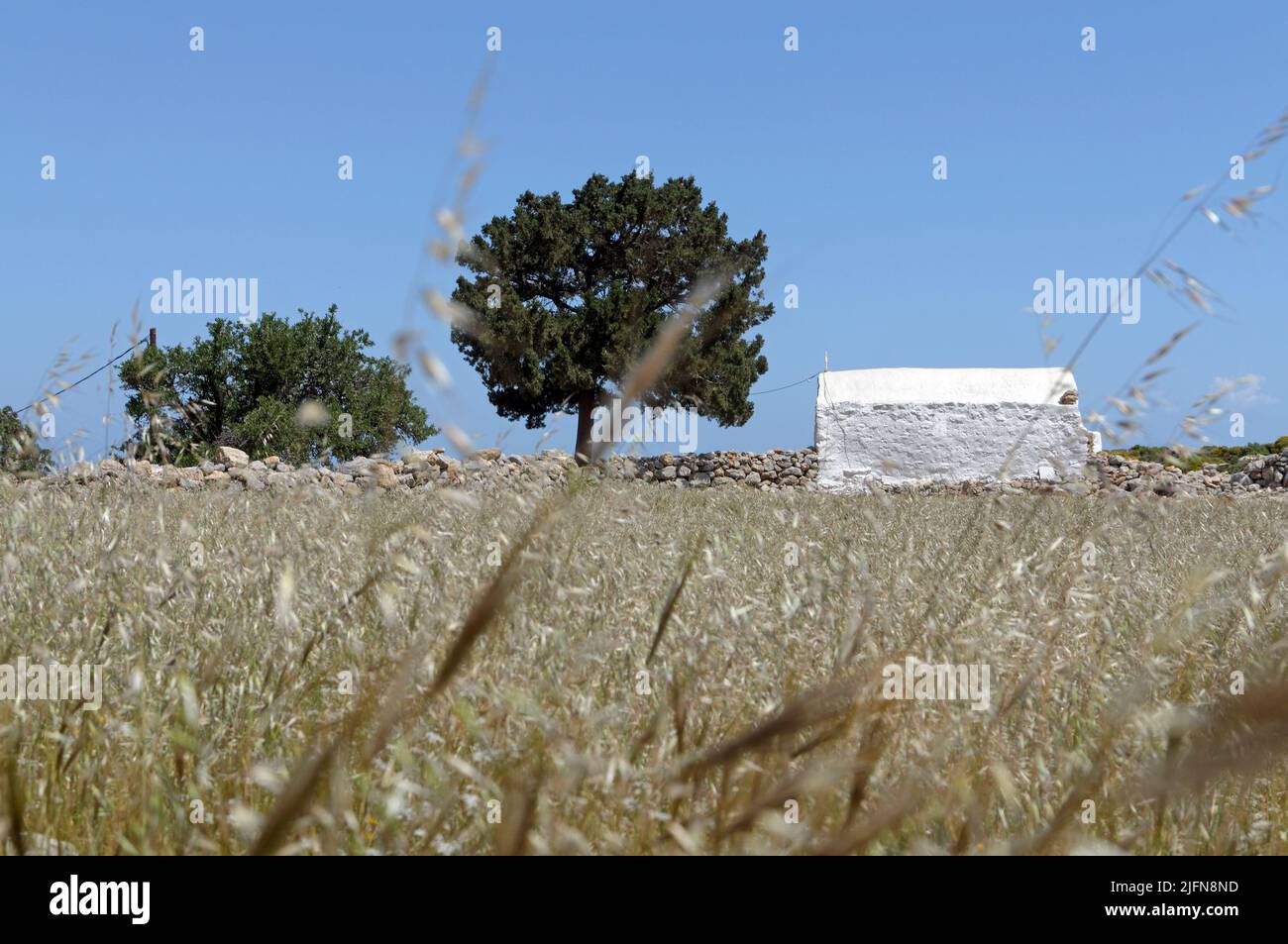 Agios Ioannis Church, Tilos island, Dodecanese, Greece Stock Photo - Alamy