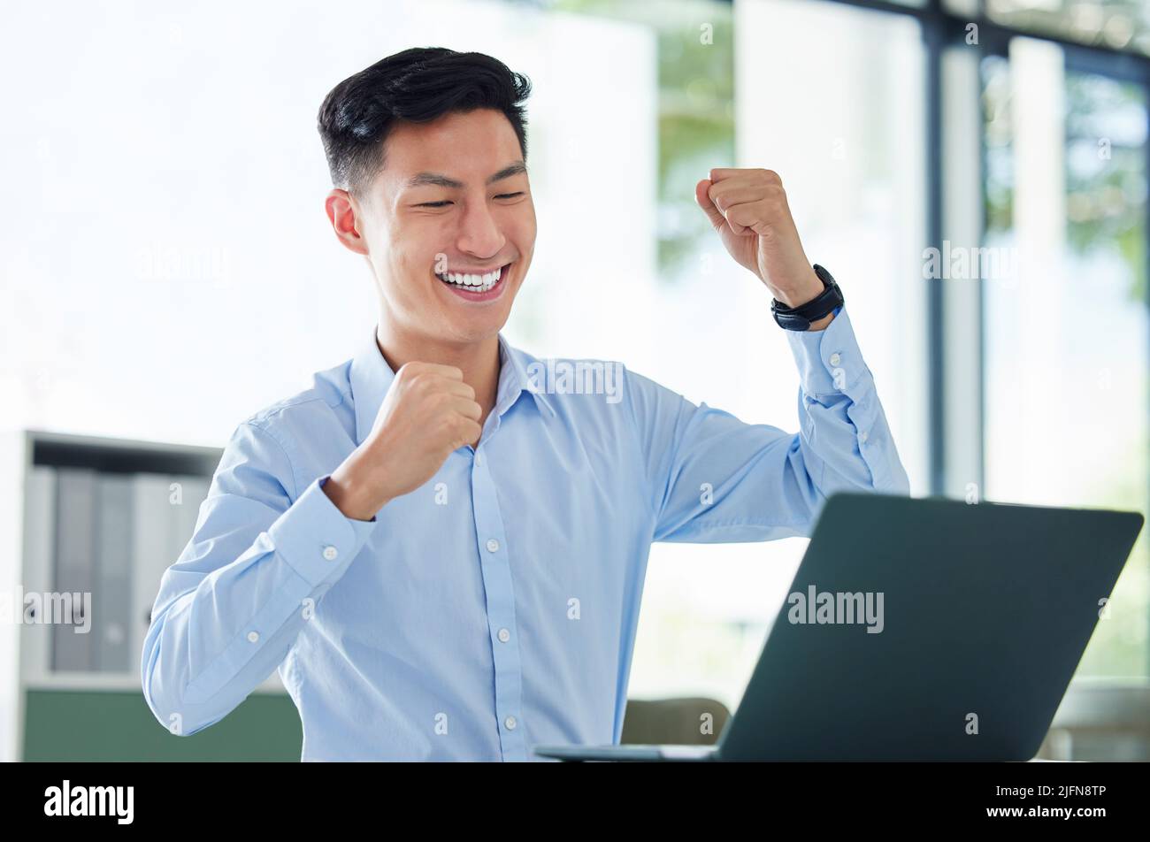 Excited chinese man hi-res stock photography and images - Alamy