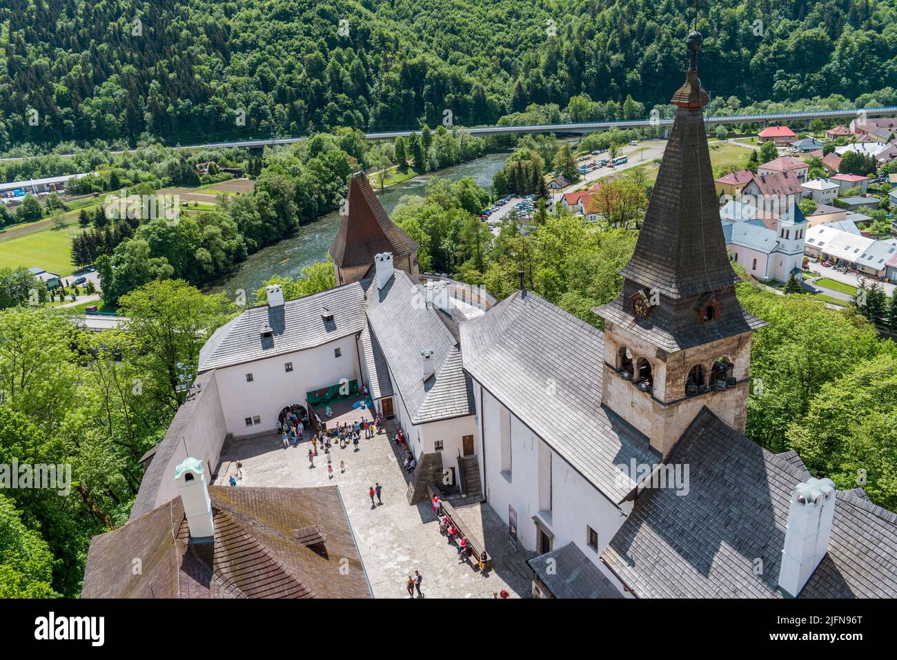 Medieval oravsky hrad castle hi-res stock photography and images - Alamy
