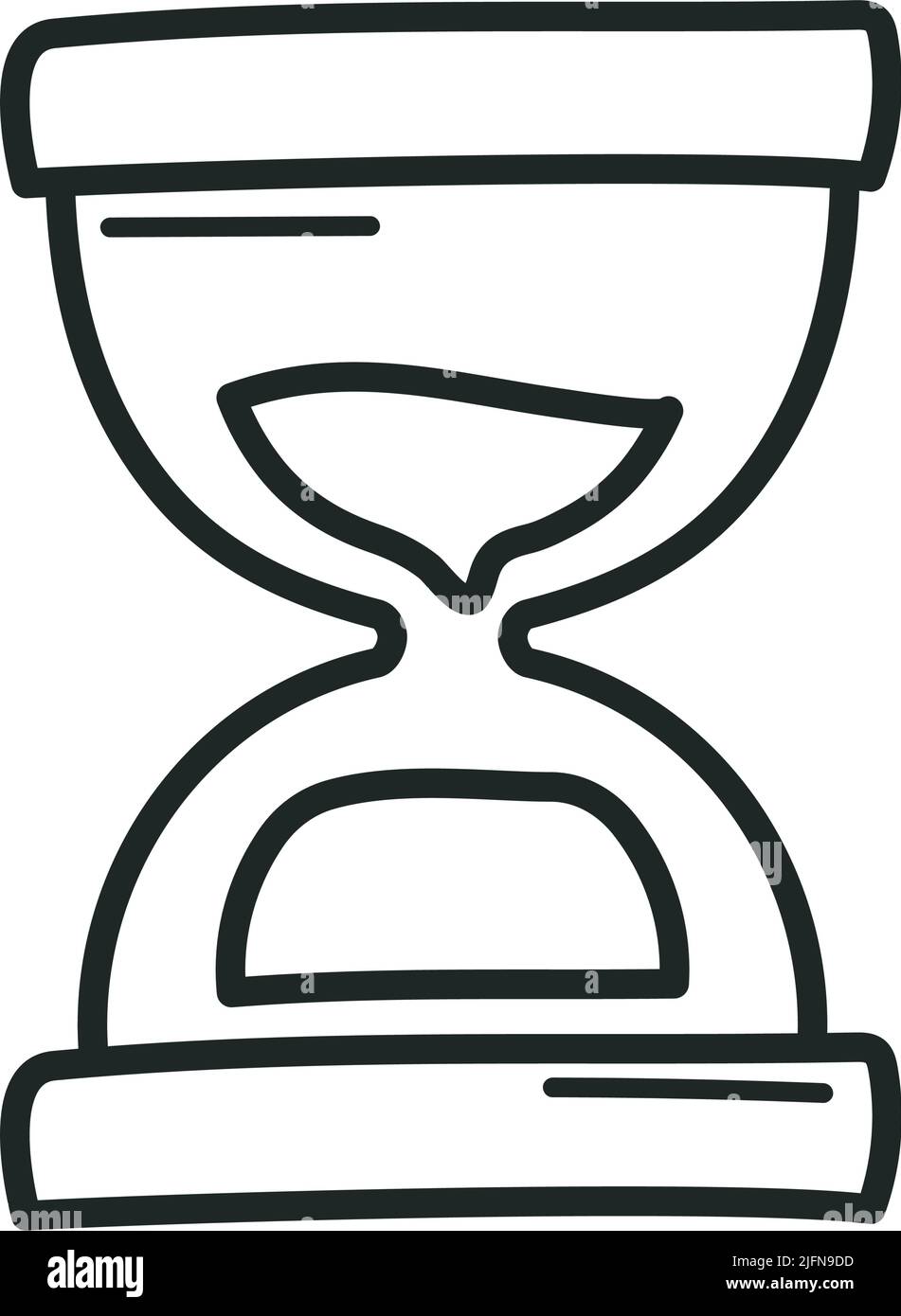 hourglass doodle icon Stock Vector Image & Art - Alamy
