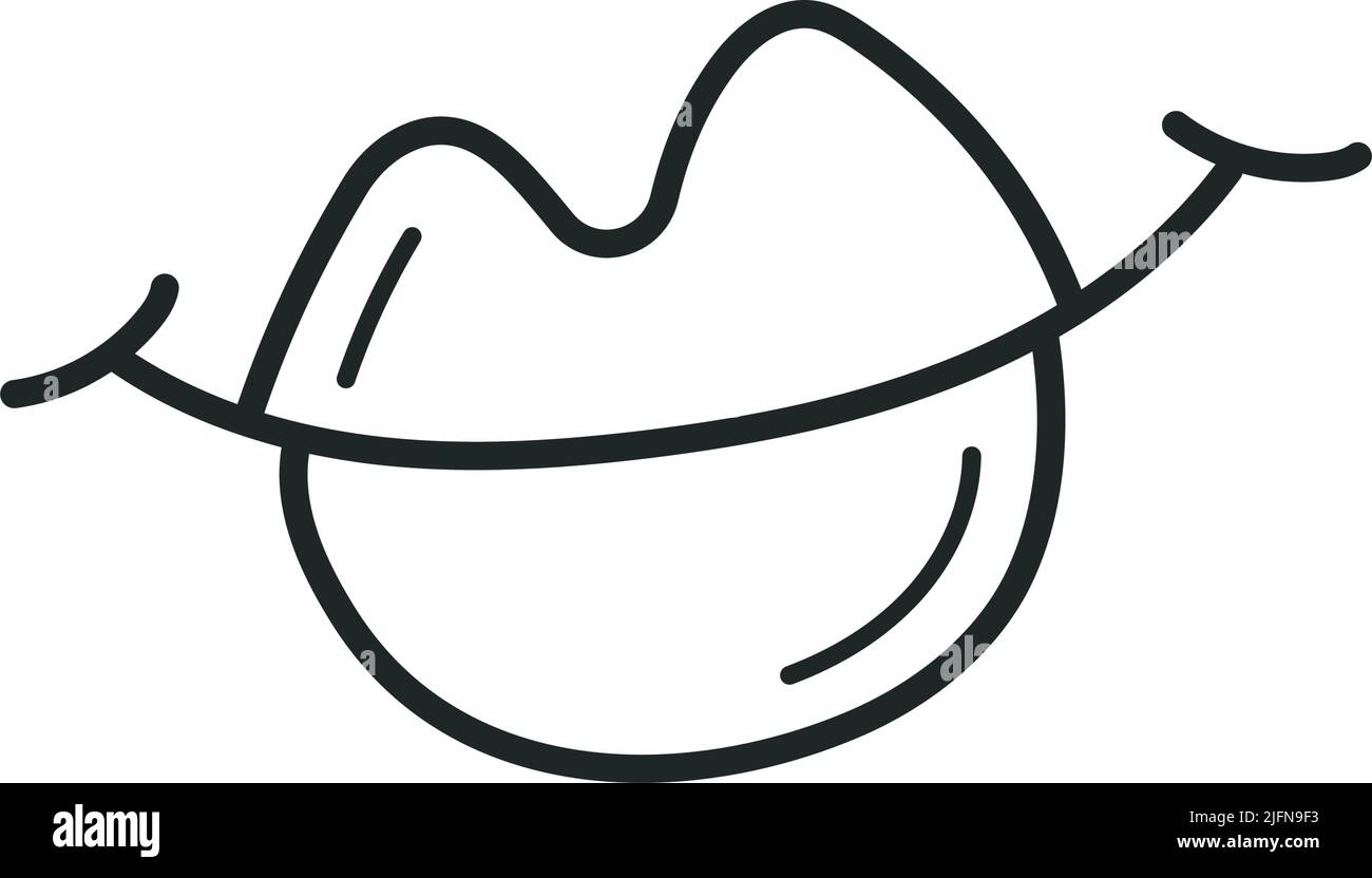 mouth doodle icon Stock Vector Image & Art - Alamy